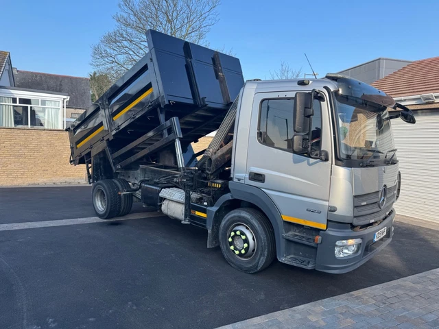 MERCEDES ATEGO EURO 6 1523 Grab Tipper Lorry 2015 No Vat £24,750.00 ...