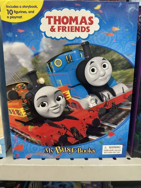 Thomas The Tank Engine And Friends Busy Book Complete Figurines And Playmat Rare £703 Picclick Uk