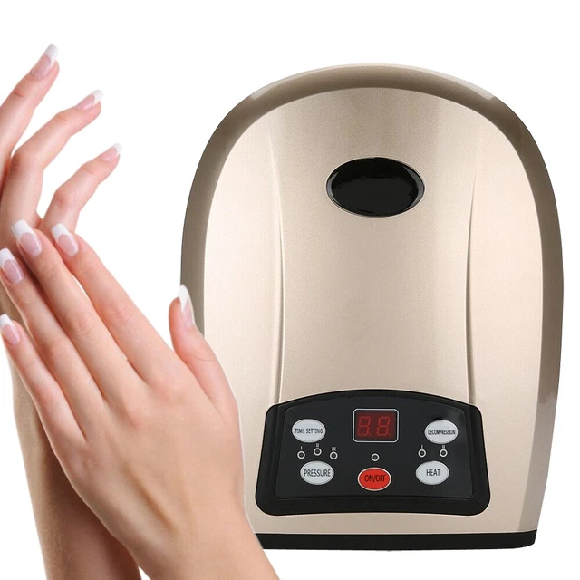 ELECTRIC HAND MASSAGER Acupressure Palm Finger Massage Machine Numb ...