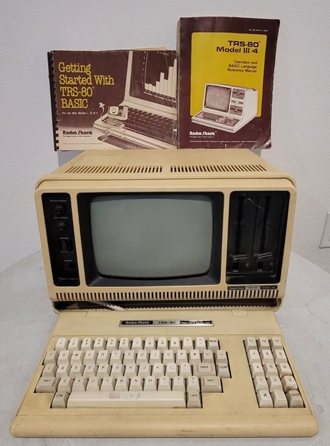 VINTAGE RADIO SHACK TRS-80 Model 4P Portable Computer *Powers On* £328. ...