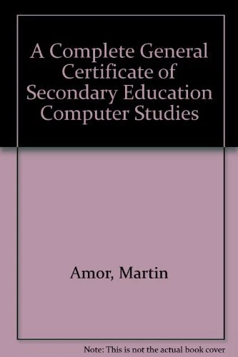 A COMPLETE GENERAL Certificate of Secondary Education Computer S £10.37 ...