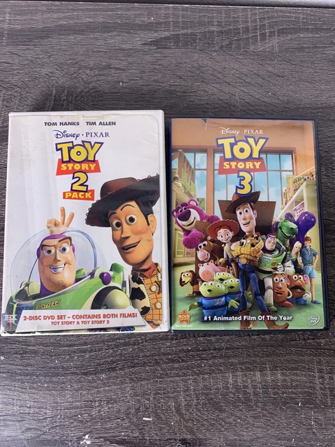 TOY STORY 1/2/3 THE TRILOGY DVD LOT OF 3 Movies Pixar Disney £9.41 ...