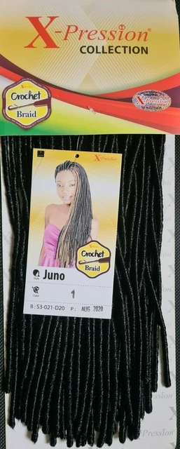 XPRESSION JUNO CROCHET Faux Loc Braids Dreadlocks Hair Extention Col ...