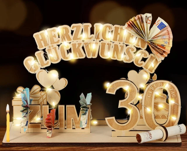 Erstaunlich Geldgeschenke Basteln Geburtstag 30 Ebenbild