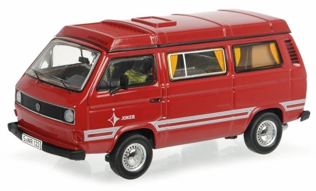 VW VOLKSWAGEN T3B Westfalia Joker - darkred - SCHUCO 1:43 £69.58 ...