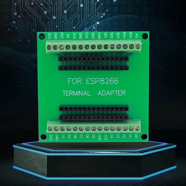 ESP8266 BREAKOUT BOARD GPIO Breakout Expansion Board for ESP8266 ESP-12E NodeMCU £4.72 - PicClick UK