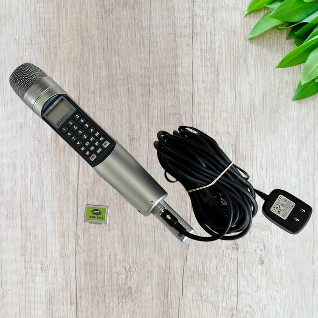 MAGIC SING II Karaoke-Mikrofon mit Tagalog 4 Chip (837 Spuren) EUR 93 ...