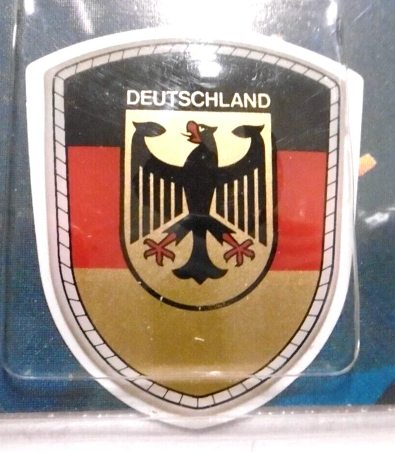 WERBE-AUFKLEBER D-SCHILD WAPPEN Länderzeichen Deutschland-Flagge ...