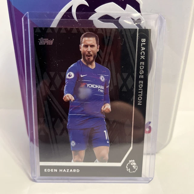 TOPPS PREMIER LEAGUE 2026 Eden Hazard Chelsea Black Edge Edition Hobby ...