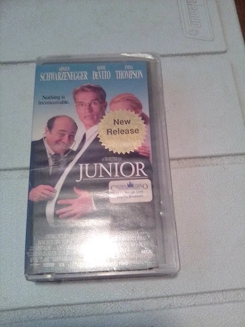 JUNIOR (VHS, 1995) starring Arnold Schwarzenegger $0.99 - PicClick