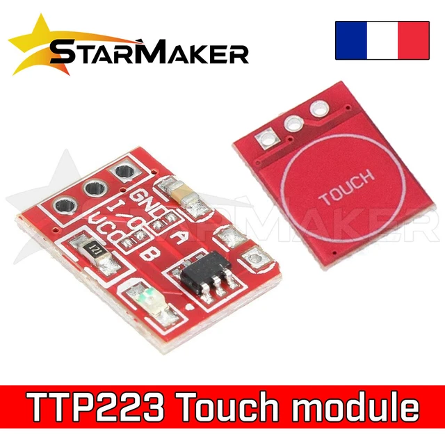 TTP223 MODULE CAPACITIF tactile capteur touch sensor pour Arduino - 1 à 10pcs EUR 2,49 - PicClick FR