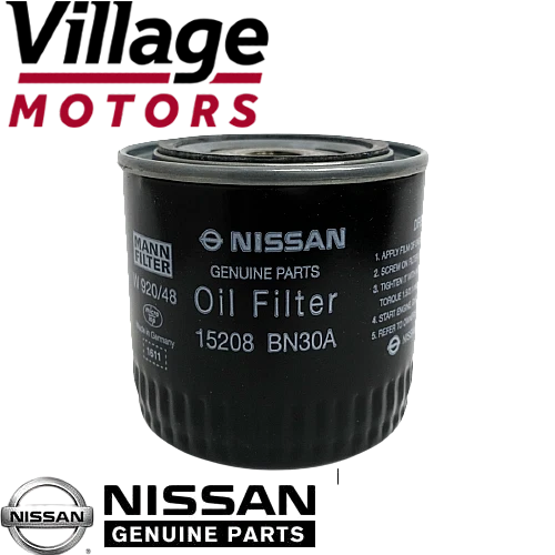 NEW GENUINE NISSAN Navara D22/D40M/D40T DIESEL OIL FILTER 15208BN30A £ ...