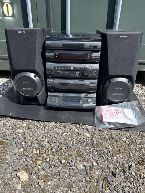 SONY HI FI LBT-XB6 And PS-LX56 Turntable And Sony SAW Speakers $79.08 ...