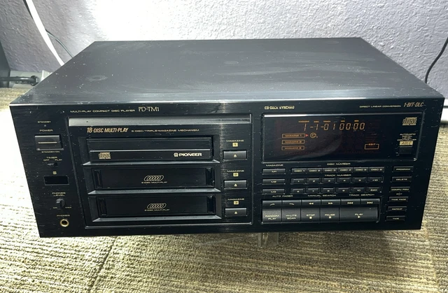 PIONEER 18 DISC Multi-Play Compact Disc Player PD-TM1 973974 $73.82 ...