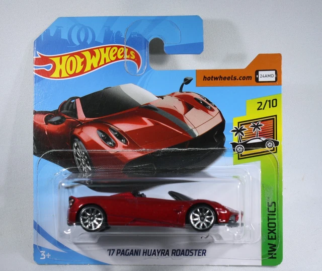 HOT WHEELS 17 Pagani Huayra Roadster in Red from HW Exotics Series £3.99 - PicClick UK