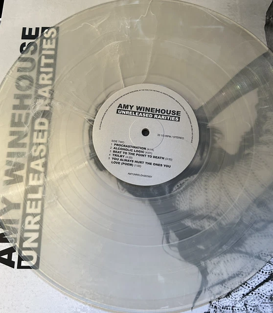 AMY WINEHOUSE UNRELEASED Rarities Clear Marbled Vinyl EUR 1,16 ...