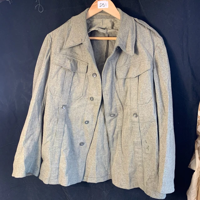 WEST GERMAN FIELD Jacket Green Wool Shirt Military Uniform Germany ...