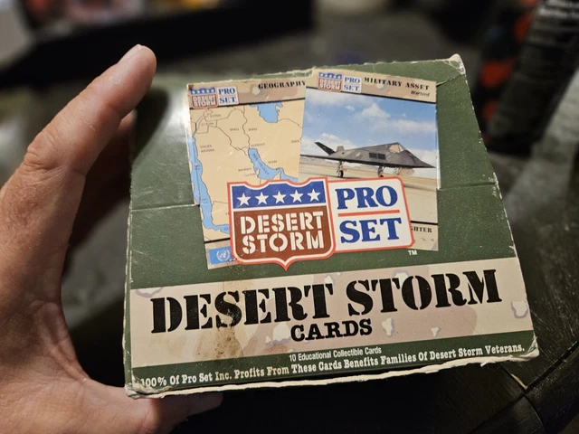 DESERT STORM PRO Set Cards Full Box 6 Packs Open £14.20 - PicClick UK
