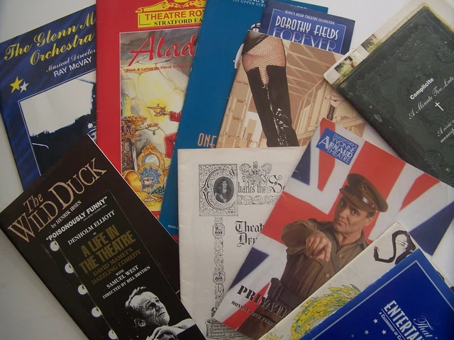 THEATRE PROGRAMMES, BUNDLE, Comedy, Musical,Pantomime, Drama, Tony ...