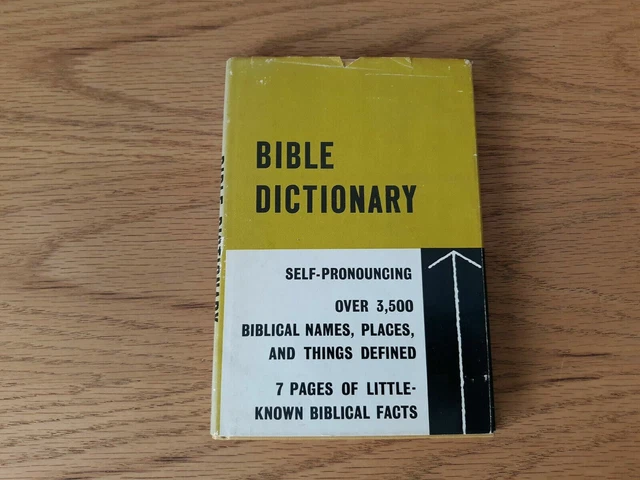 BIBLE DICTIONARY SELF-PRONOUNCING by James Boyd 1958 £18.34 - PicClick UK