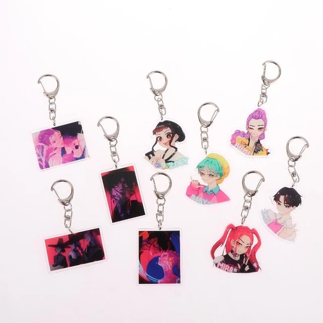 KPOP DEMON HUNTERS Huntrix Saja Boys Keychains For Accessories Jewelry Rumi Zoey EUR 2,36 ...