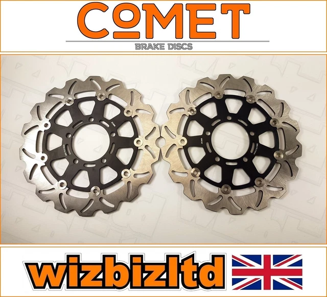 TRIUMPH TIGER 1200 XCX 2018-2020 Pair of Comet Front Brake Discs Black ...