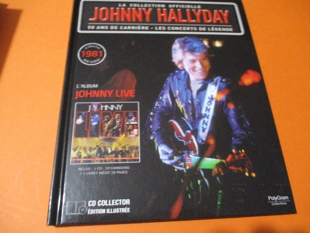 LIVRE CD LA Collection Johnny Hallyday . Johnny Live EUR 6,00 - PicClick FR