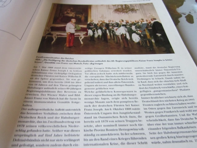 KAISERREICH ARCHIV N1 1585 Zweifrontensituation des Reichs Bild Franz ...