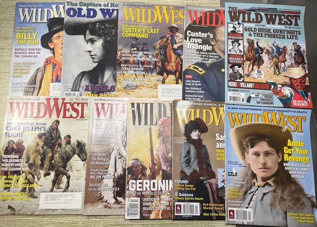WILD WEST MAGAZINE Annie Oakley Billy The Kid 1997 2000s Western ...