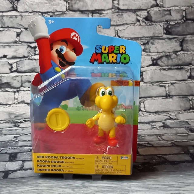 NINTENDO SUPER MARIO Red Koopa Troopa With Coin Jakks Pacific 4 Inch ...