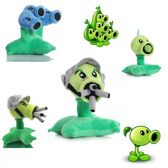 PLANTS VS ZOMBIES Pea Shooter Plush Toy PVZ Snow Pea Soft Stuffed Doll ...
