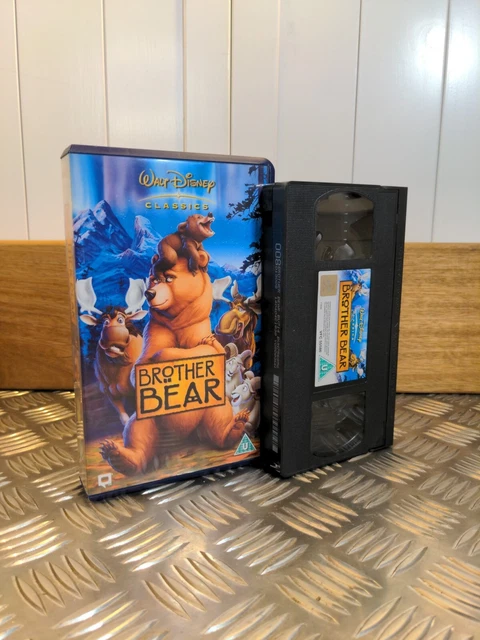 DISNEY CLASSICS ~ BROTHER BEAR ~ Original 2004 VHS Video Tape + Blue ...