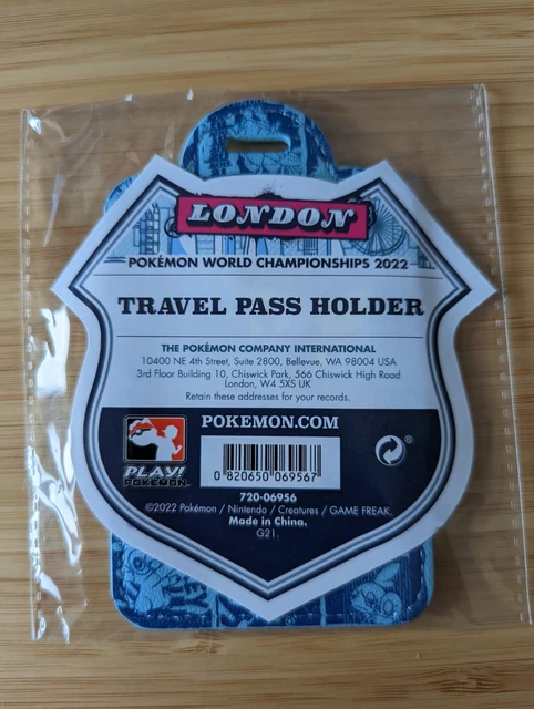TRAVEL PASS HOLDER - Pokemon Center London World Championships 2022 ...