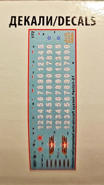 ZVEZDA 5069, SA-22 GREYHOUND, Russian PANTSIR S1 AA / SAM System, 1/72 ...