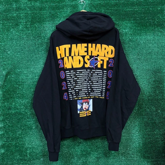 BILLIE EILISH HIT Me Hard and Soft Tour oversized hoodie in size XL £ ...