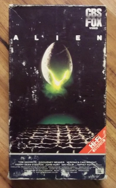 ALIEN CBS FOX Release VHS Scifi Horror Classic £8.42 - PicClick UK