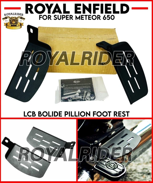 ROYAL ENFIELD &LCB BOLIDE PILLION FOOT REST" For Super Meteor 650 £37. ...