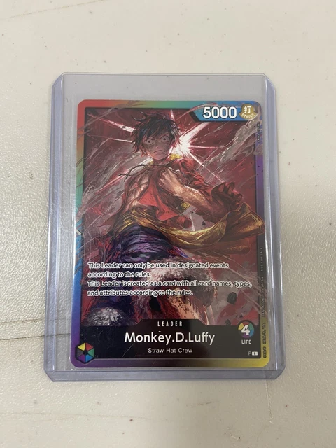 ONE PIECE TCG Alt Art Rainbow Luffy EUR 40,76 - PicClick FR