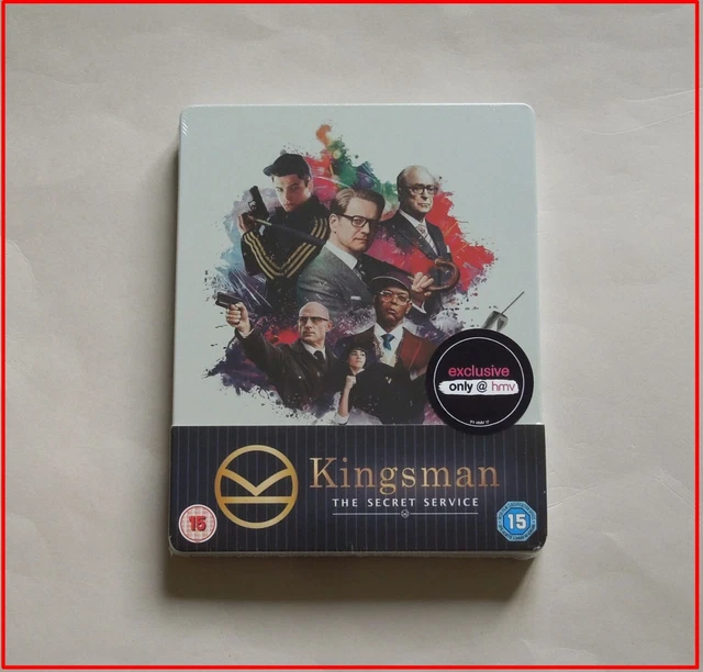 KINGSMAN THE SECRET Service - Uk Hmv Exclusive Blu-Ray Steelbook * New ...