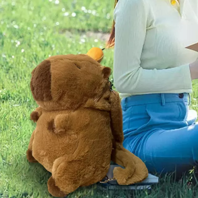 ZAINO CAPIBARA BORSA A Tracolla Simpatico Cartone Animato Peluche Per ... ZAINO CAPIBARA BORSA A Tracolla Simpatico Cartone Animato Peluche Per ...