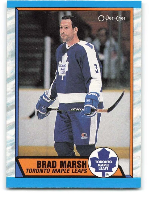 1989-90 O-PEE-CHEE #276 Brad Marsh LNH feuilles d'érable EUR 1,02 ...