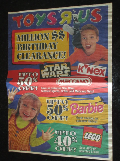 1999 TOYS R Us Sale Catalogue Advertising Flyer Pamphlet Vintage 1990s ...