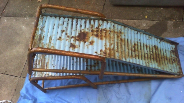 VINTAGE CAR RAMPS 1970s BRITISH MADE HEAVY DUTY - VINTAGE CAR VAN £37. ...