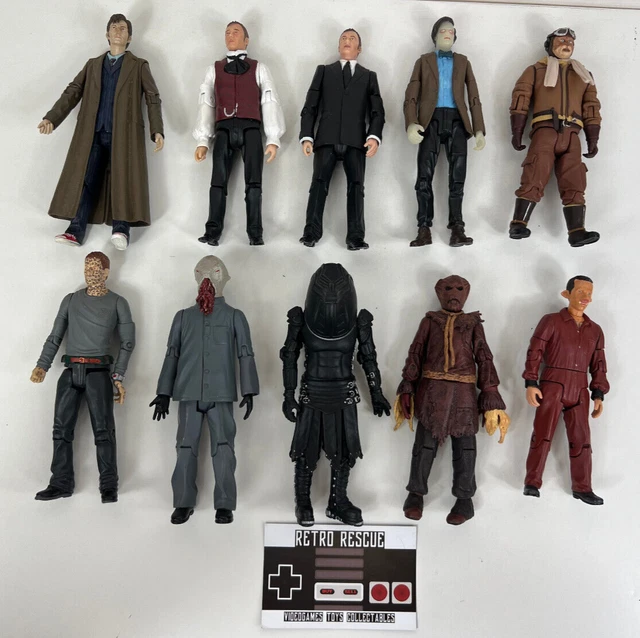 DR WHO FIGURE Bundle Tenth Eleventh Doctor Ganger Judoon Master x10 ...