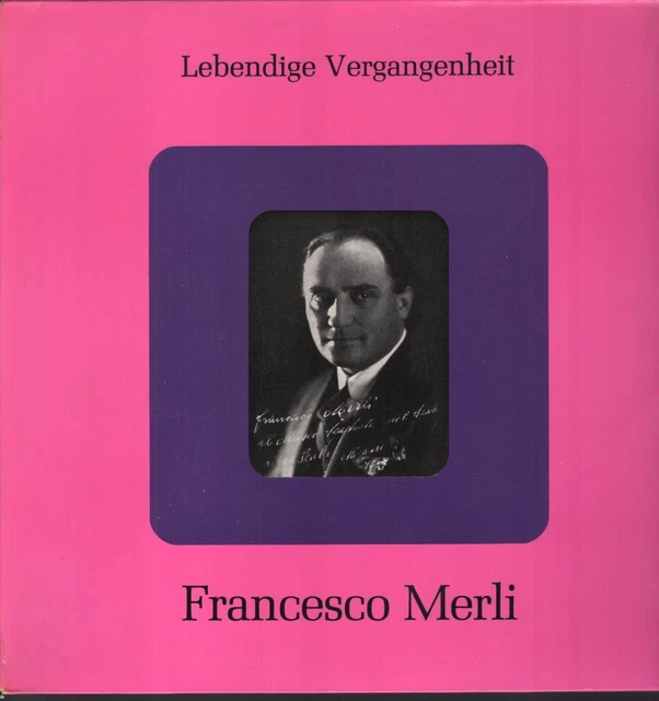 FRANCESCO MERLI - Lebendige Vergangenheit - Francesco Merli - Used Vin ...