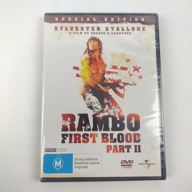 RAMBO: FIRST BLOOD Part II (DVD) Sylvester Stallone EUR 6,71 - PicClick DE