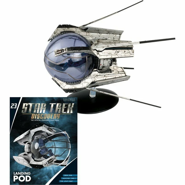 EAGLEMOSS STAR TREK DISCOVERY STARFLEET LANDING POD Model #23 $67.85 ...
