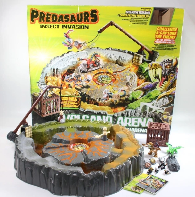 PREDASAURS - INSECT Invasion - Volcano Arena Playset Boxed - RARE ...