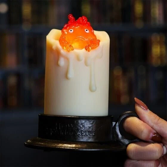 STUDIO GHIBLI HOWL'S Moving Castle Calcifer's Flame Swaying Candlelight ...