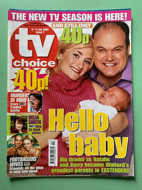 TV CHOICE MAG 5-Jan-2002 EASTENDERS Lucy Speed Nick Berry Ray Mears ...